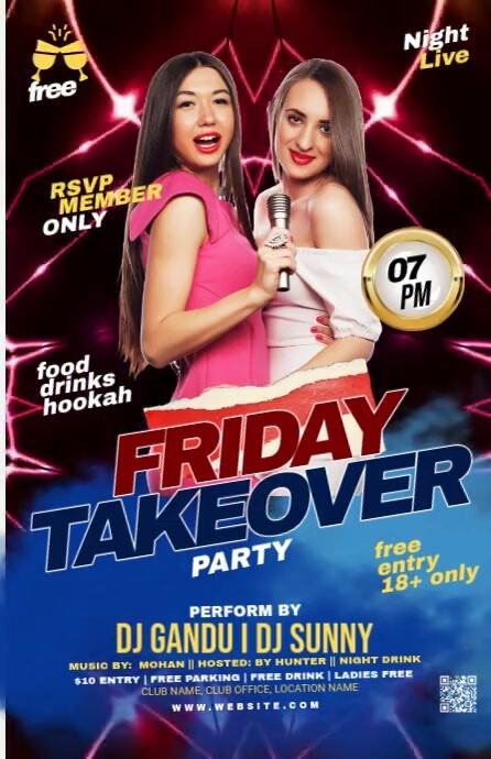 Black Maximalist Party Template Tabloid | PosterMyWall