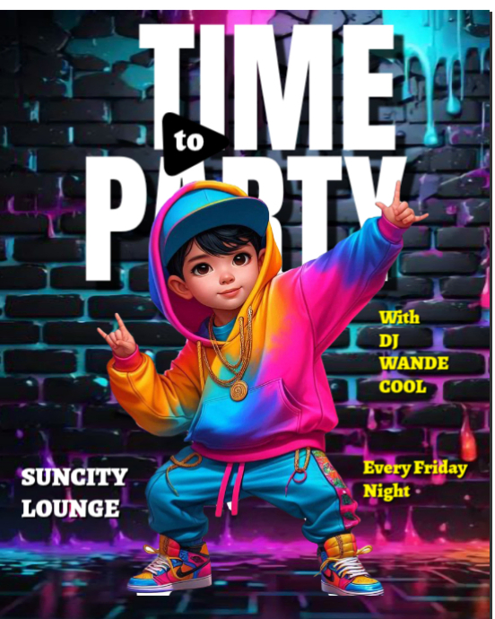 Plantilla de Black Maximalist Party Time: Let The Music Play Instagram ...