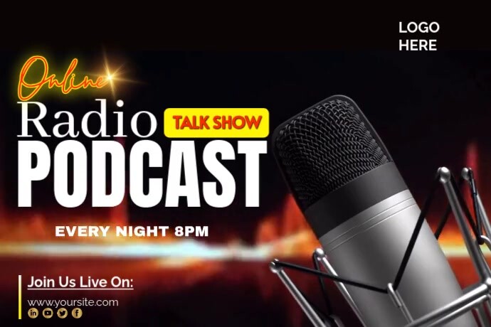 Copy of Black Maximalist Podcast Radio Talk Show Ad Poster | PosterMyWall