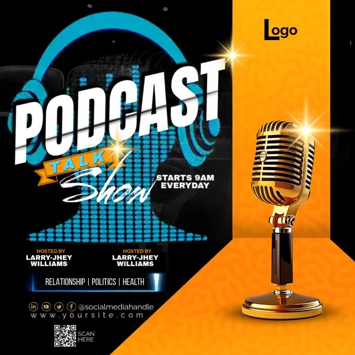 Copy of Black Maximalist Podcast Talk Show Ad Instagram video Post ...