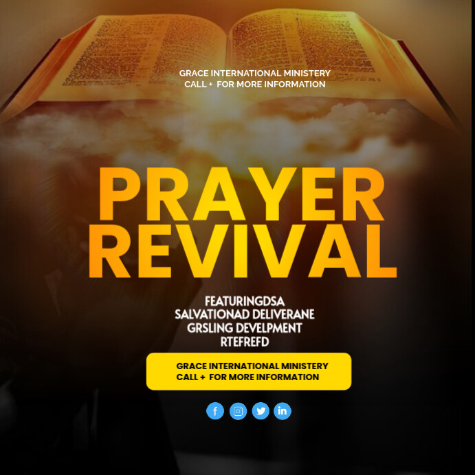 Modèle Black Maximalist Prayer Instagram Post | PosterMyWall