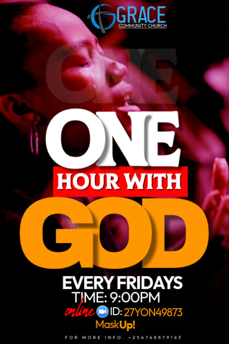 Black Maximalist Prayers Template Poster | PosterMyWall