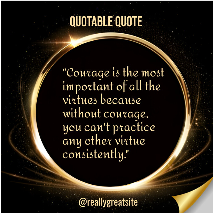 Black Maximalist Quotatble Quote Instagram Po Template | PosterMyWall