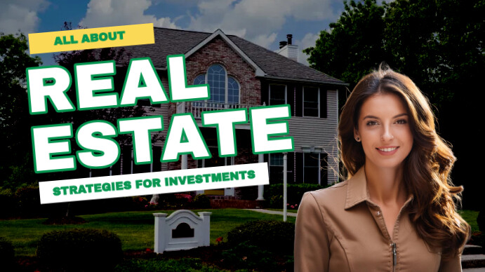 Black Maximalist Real Estate Youtube Channel Template | PosterMyWall