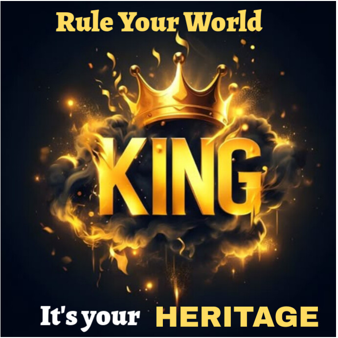 Copy of Black Maximalist Rule Your World Instagram Post | PosterMyWall