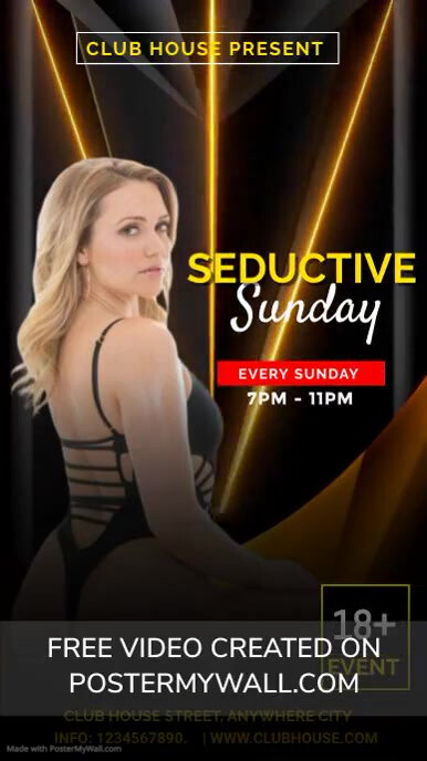 Modèle Black Maximalist Seductive Sunday Instagram | PosterMyWall