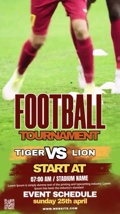 Black Maximalist Soccer Football Match Instagram Story Template | PosterMyWall