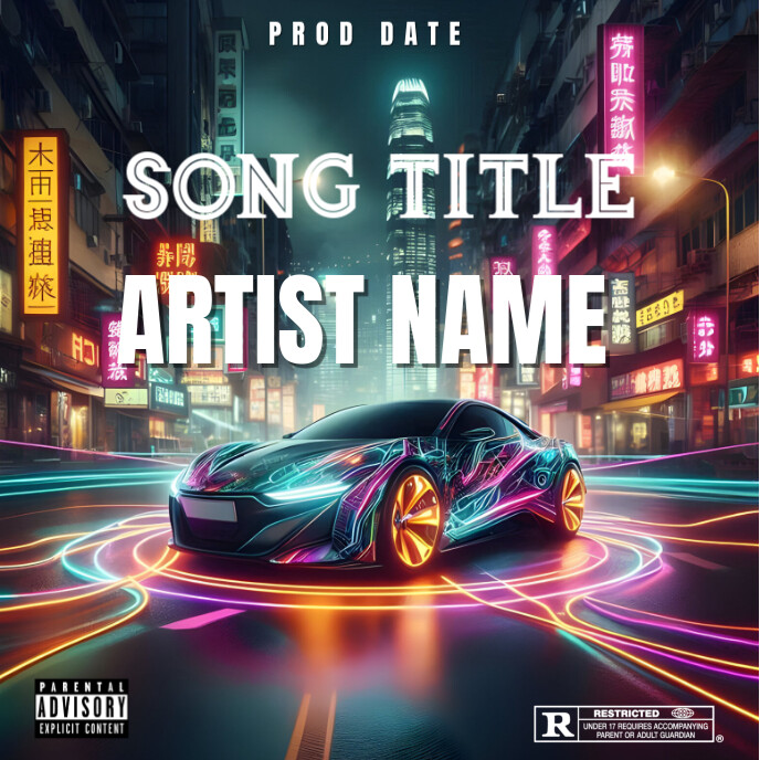 Copy of Black Maximalist Song Album Cover | PosterMyWall