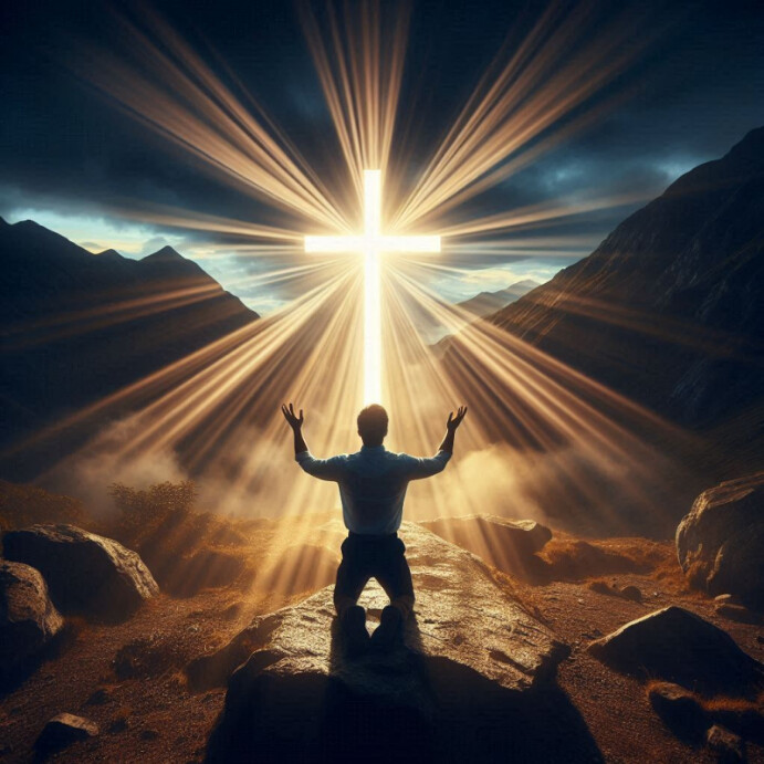 Copy of Black Maximalist Spiritual Worship Prayer Hand Instagram Post ...