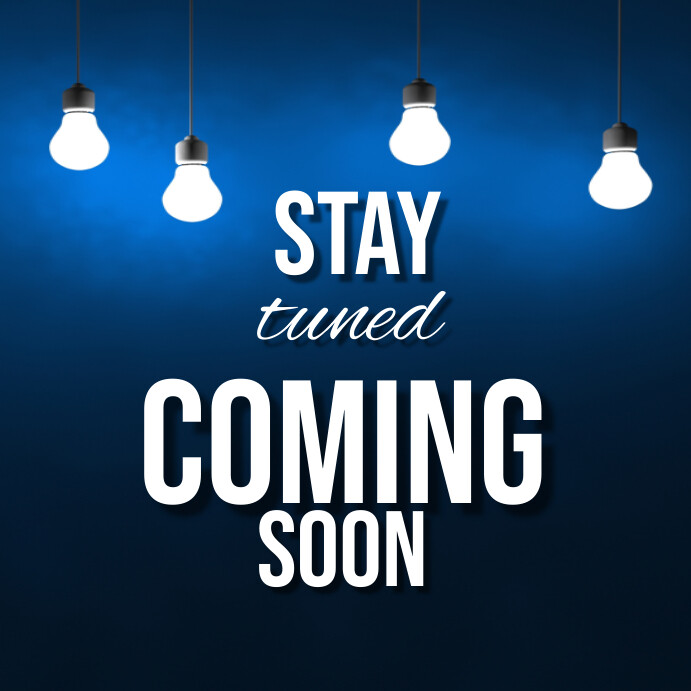 Black Maximalist Stay Tuned Coming Soon Celeb Template | PosterMyWall