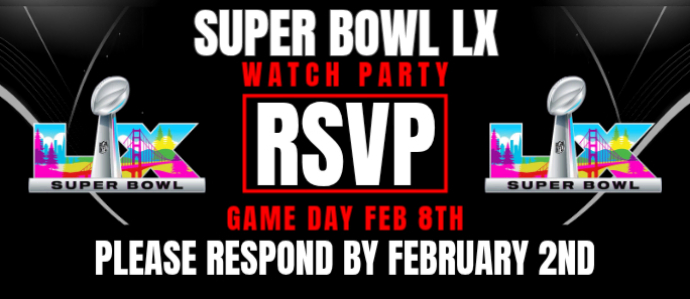 Black Maximalist Super Bowl Watch Party Envelope Envelopes Template ...