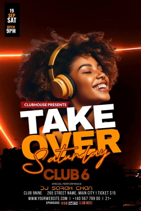 Black Maximalist Take Over Party Template Pos | PosterMyWall