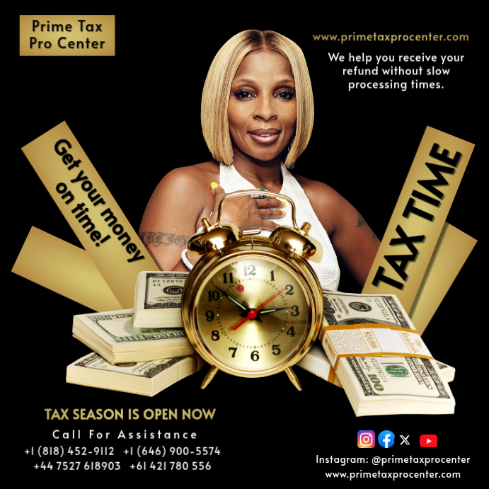 Black Maximalist Tax Season Instagram Post Template | PosterMyWall