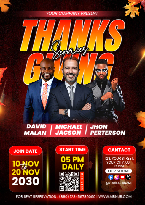 Copy of Black Maximalist Thanks Giving A1 | PosterMyWall