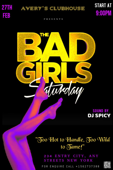 Black Maximalist This Vibrant Flyer Promotes An Event Titled "the Bad ...