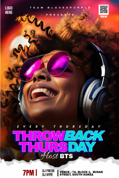 Copy of Black Maximalist Throwback Thursday Poster | PosterMyWall