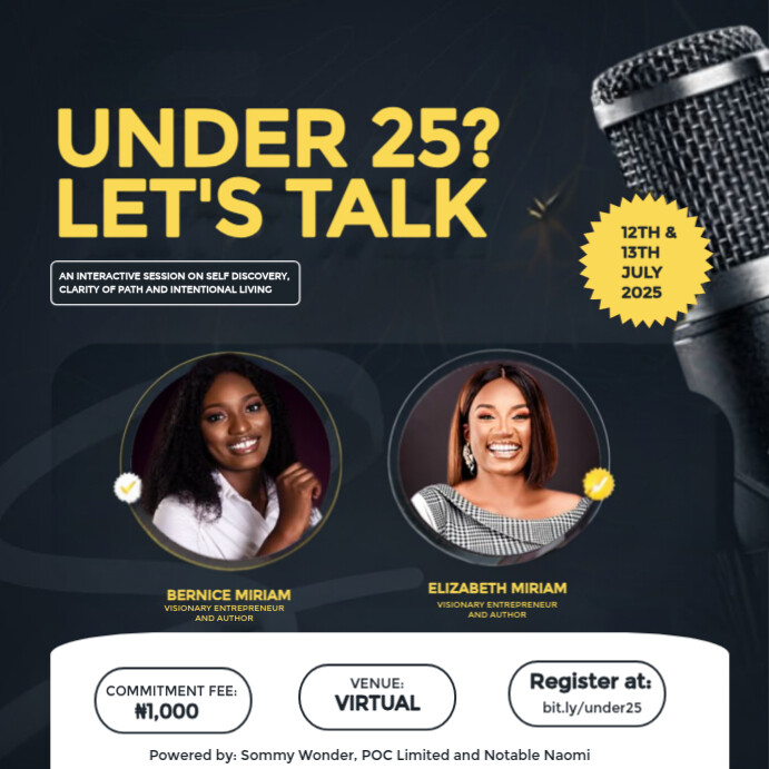 Copy of Black Maximalist Tv Program Poster Instagram Post | PosterMyWall