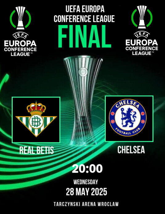 Copy of Black Maximalist Uefa Europa Conference League Final Real Betis ...