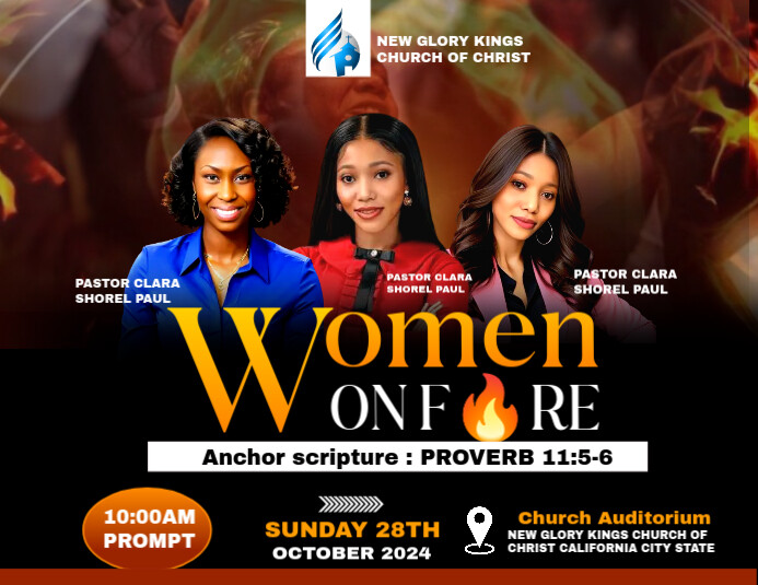 Black Maximalist Women Conference Invitation Template | PosterMyWall