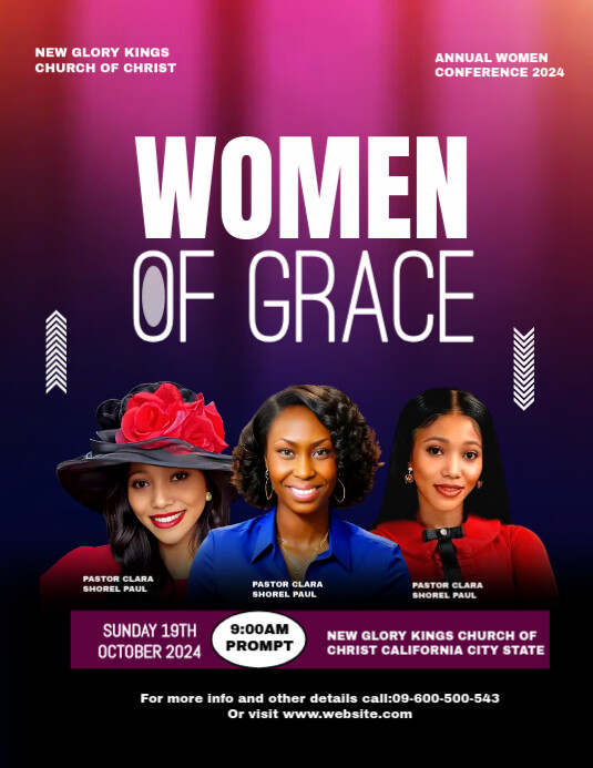 Black Maximalist Women Conference Invitation Templat | PosterMyWall