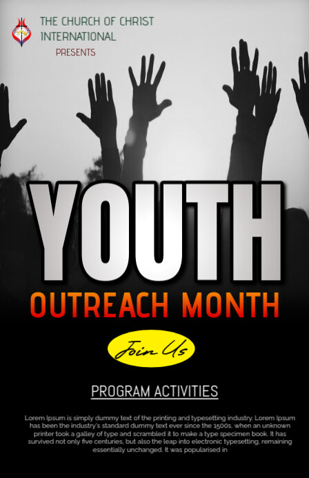 Black Maximalist Youth Conference/ Outreach/ Evangelism Template Design ...
