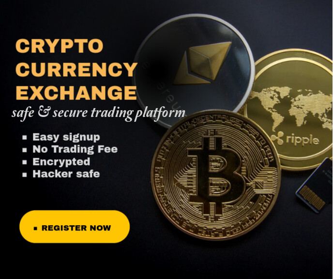 Copy of Black Minimalist Crypto Facebook Post (Landscape) | PosterMyWall