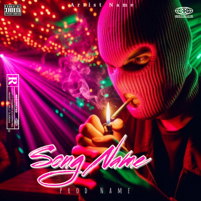 Black Mixtap Album Cover Template | PosterMyWall