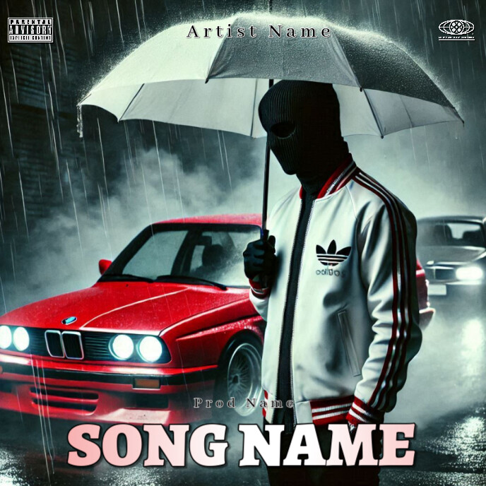 Black Mixtape Album Cover Album Cover Template | PosterMyWall