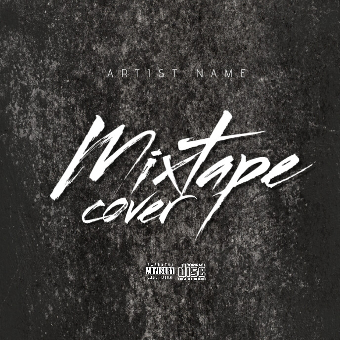 Copy of Black Mixtape Album Cover | PosterMyWall