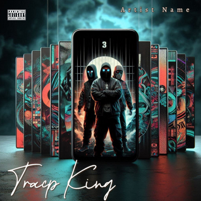 Black Mixtape Album Cover Template | PosterMyWall