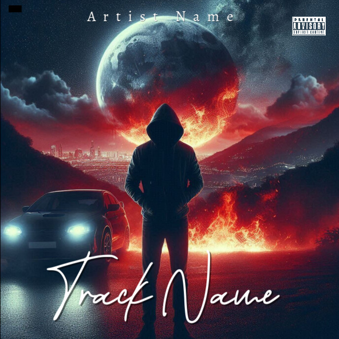 Black Mixtape Album Cover Template | PosterMyWall