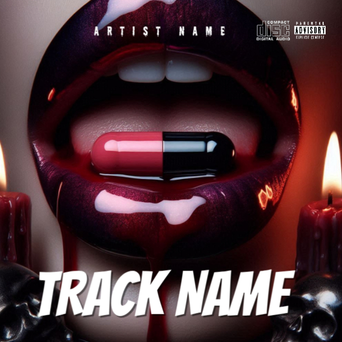 Black Mixtape Album Cover Template | PosterMyWall