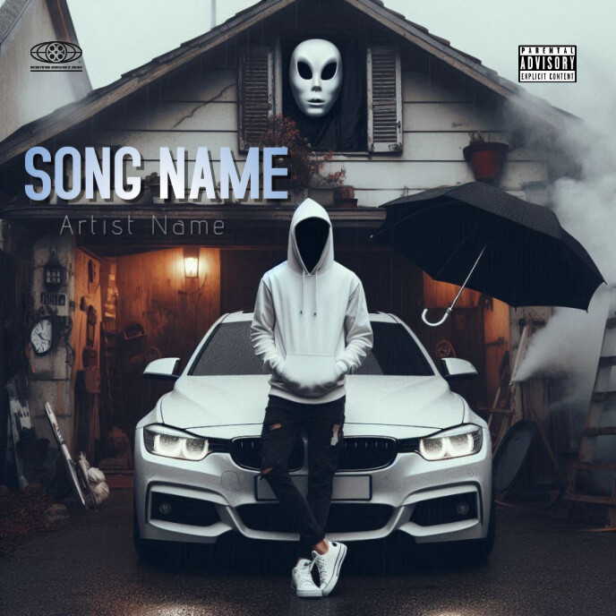 Black Mixtape Album Cover Template | PosterMyWall