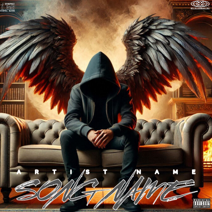 Black Mixtape Album Cover Template | PosterMyWall