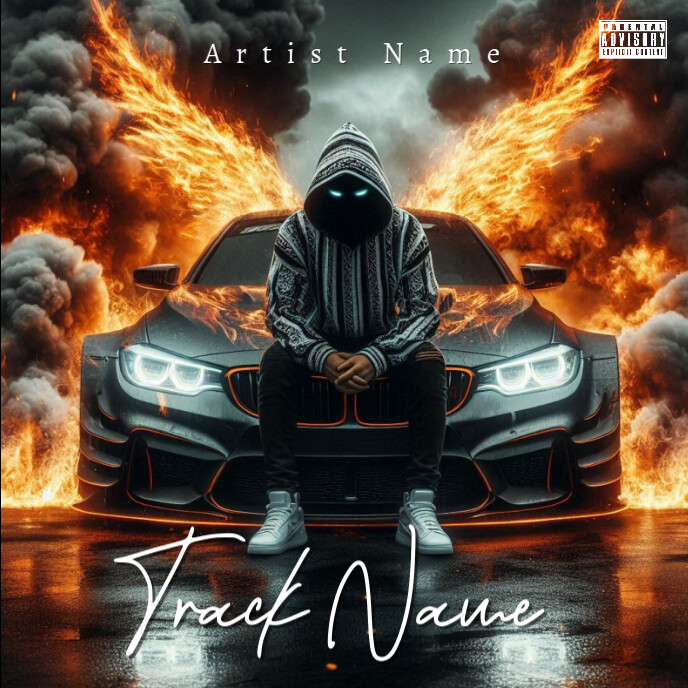 Black Mixtape Album Cover Template | PosterMyWall