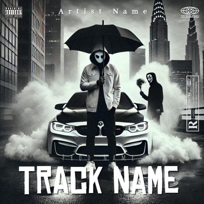 Copy of Black Mixtape Album Cover | PosterMyWall