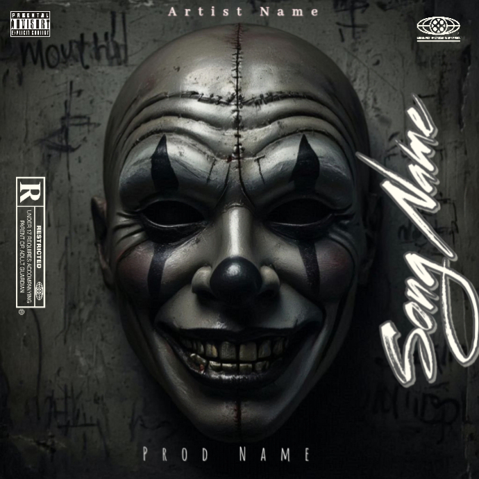 Black Mixtape Album Cover Template | PosterMyWall