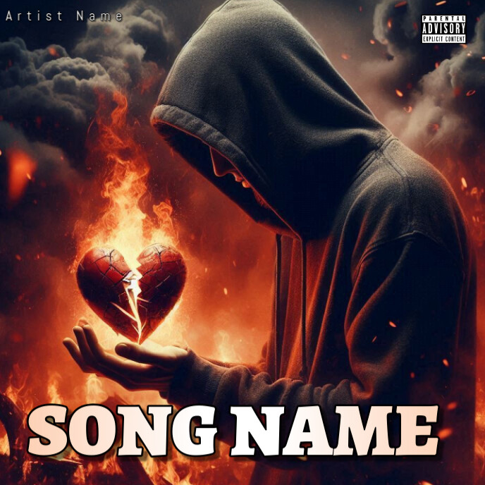 Black Mixtape Album Cover Template | PosterMyWall