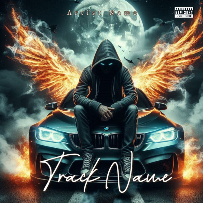 Black Mixtape Album Cover Template | PosterMyWall
