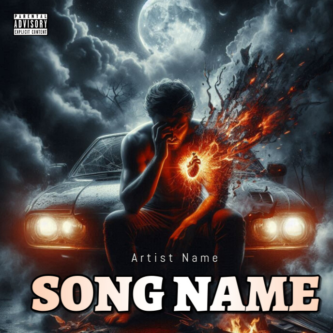 Black Mixtape Album Cover Template | PosterMyWall