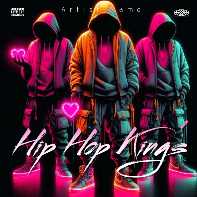 Black Mixtape Album Cover Template | PosterMyWall