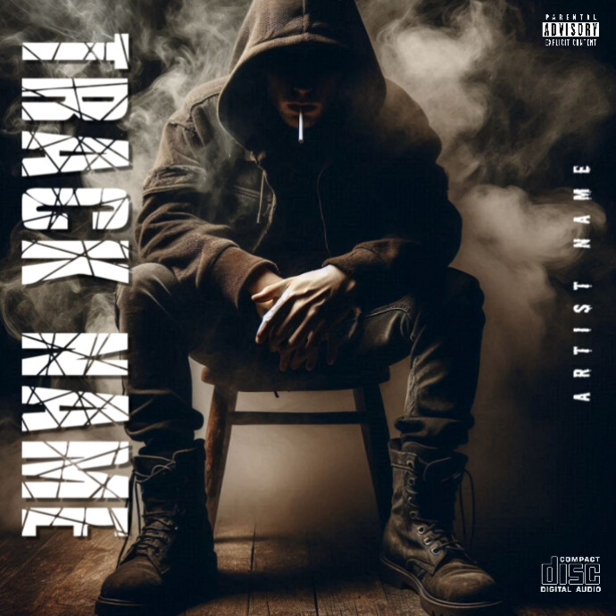 Black Mixtape Album Cover Template | PosterMyWall