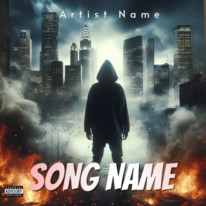 Black Mixtape Album Cover Template | PosterMyWall