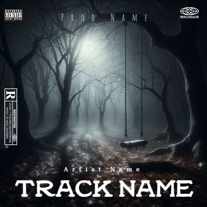 Black Mixtape Album Cover Template | PosterMyWall
