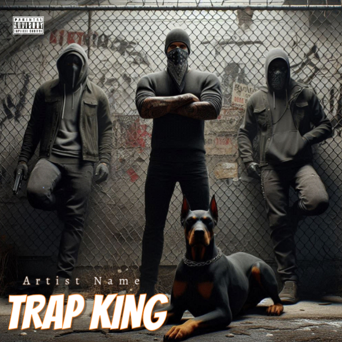 Black Mixtape Album Cover Template | PosterMyWall