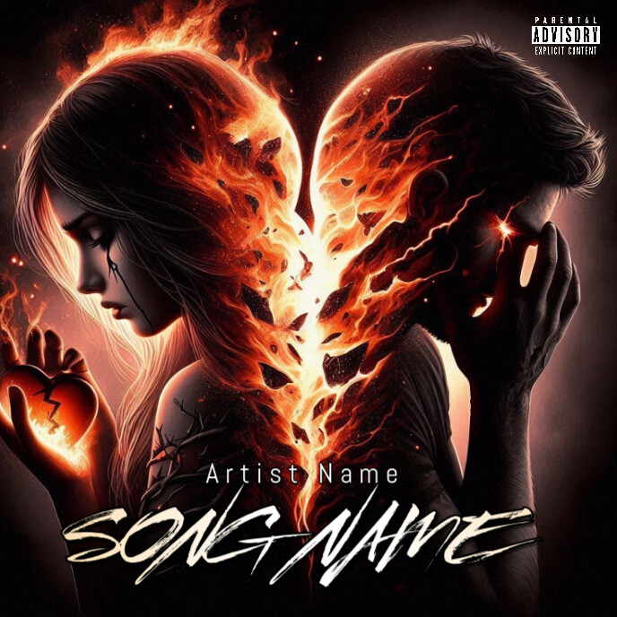Black Mixtape Album Cover Template | PosterMyWall