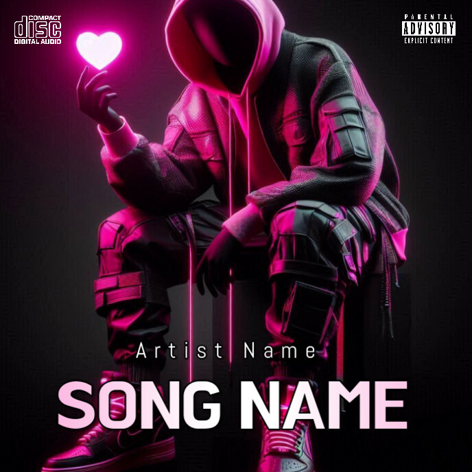 Black Mixtape Album Cover Template | PosterMyWall