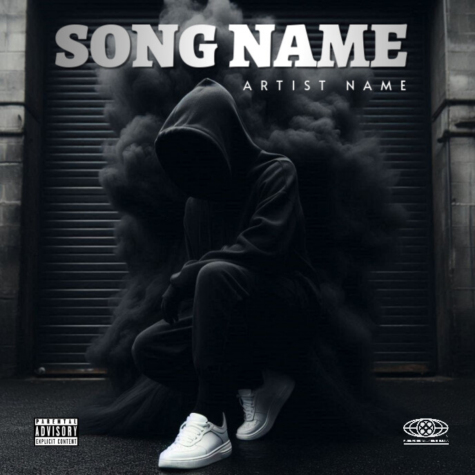 Black Mixtape Album Cover Template | PosterMyWall