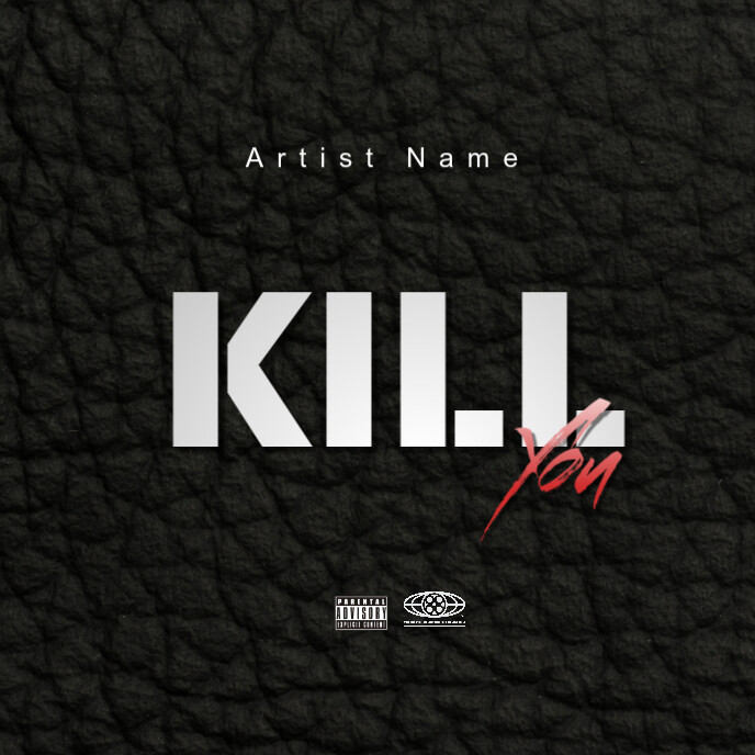 Black Mixtape Album Cover Template | PosterMyWall