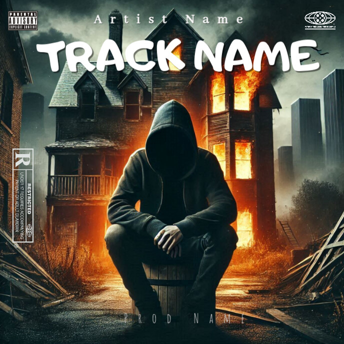 Black Mixtape Album Cover Template | PosterMyWall